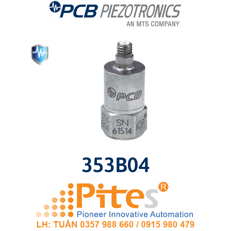 353B04, PCB Piezotronics 353B04, PCB Piezotronics ACCELEROMETER, PCB ...